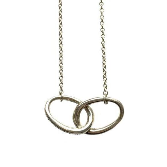 Tiffany & Co. | Jewelry | Tiffany Double Loop Necklace Silver Elsa ...